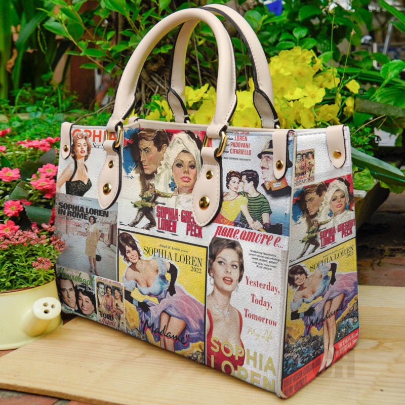Sophia Loren Leather Handbag – Home